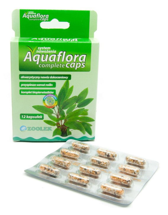 Zoolek Aquaflora Complete CAPS – kapsułki nawozowe do roślin (12 szt ...